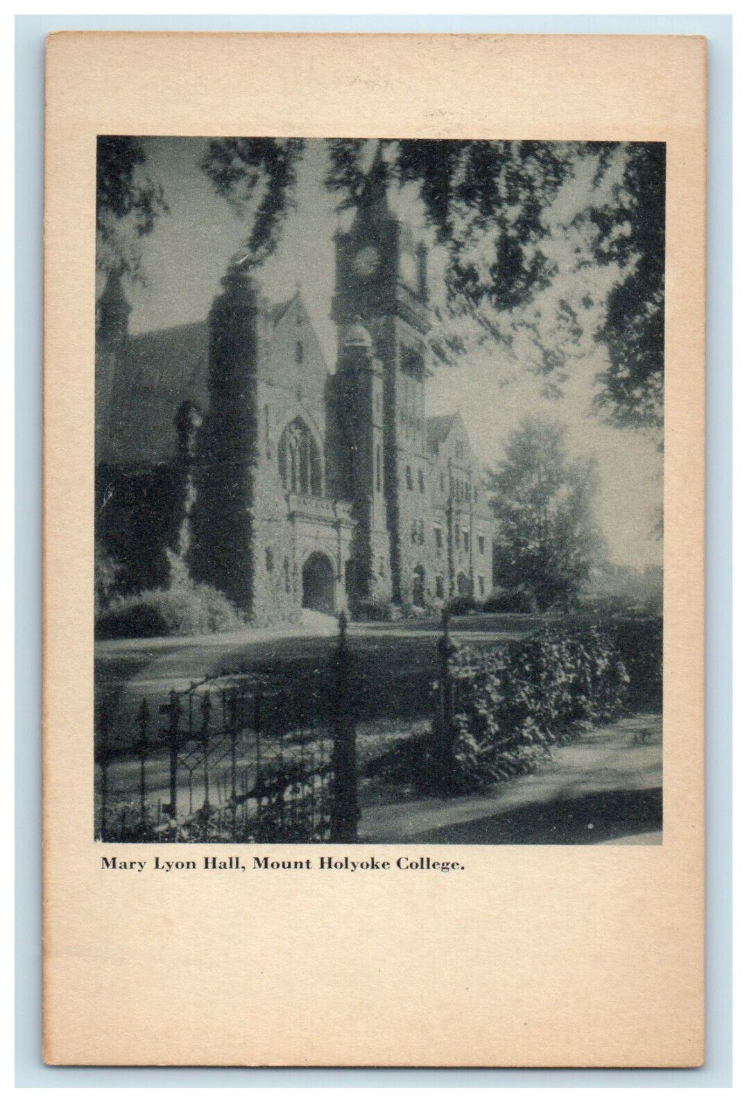 c1910 Mary Lyon Hall, Mount Holyoke College Massachusetts MA Unposted ...